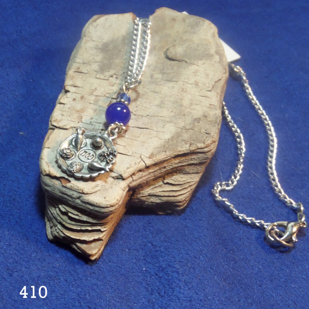 Passover Seder Chain Necklace, Matzah Jewelry, Passover Necklace and ...