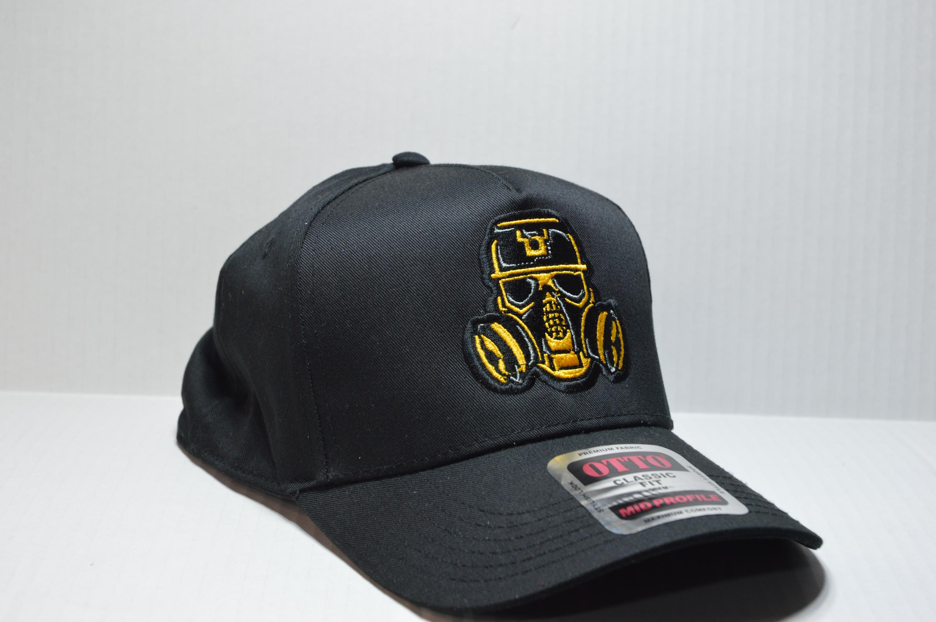Gas Mask Black Gold Hat/cap - Etsy