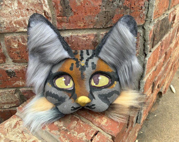 Pastel Tortishell Cat Art Cosplay Mask - Etsy