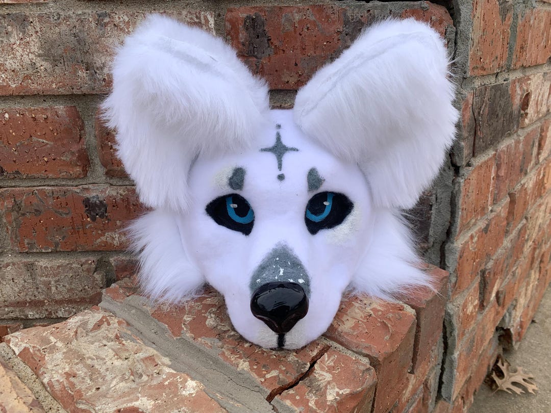 Arctic Fox Art Cosplay Mask - Etsy