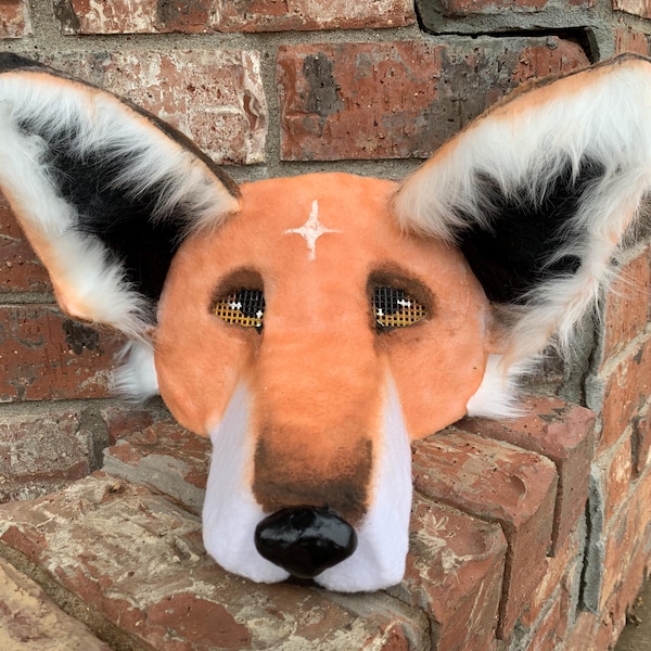Red Fox Mask - Etsy