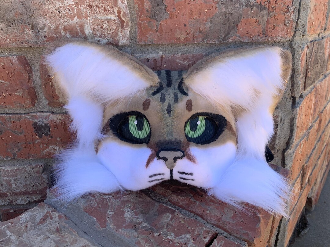 Sand Cat Art Cosplay Mask - Etsy