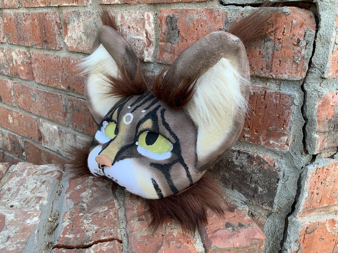 Norwegian Forest Cat Cosplay Costume Mask - Etsy