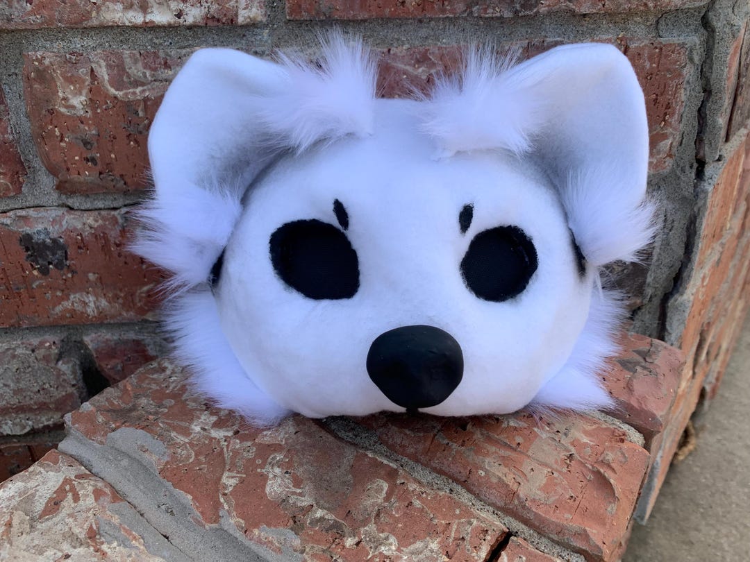 White Mink Cosplay Costume Mask - Etsy