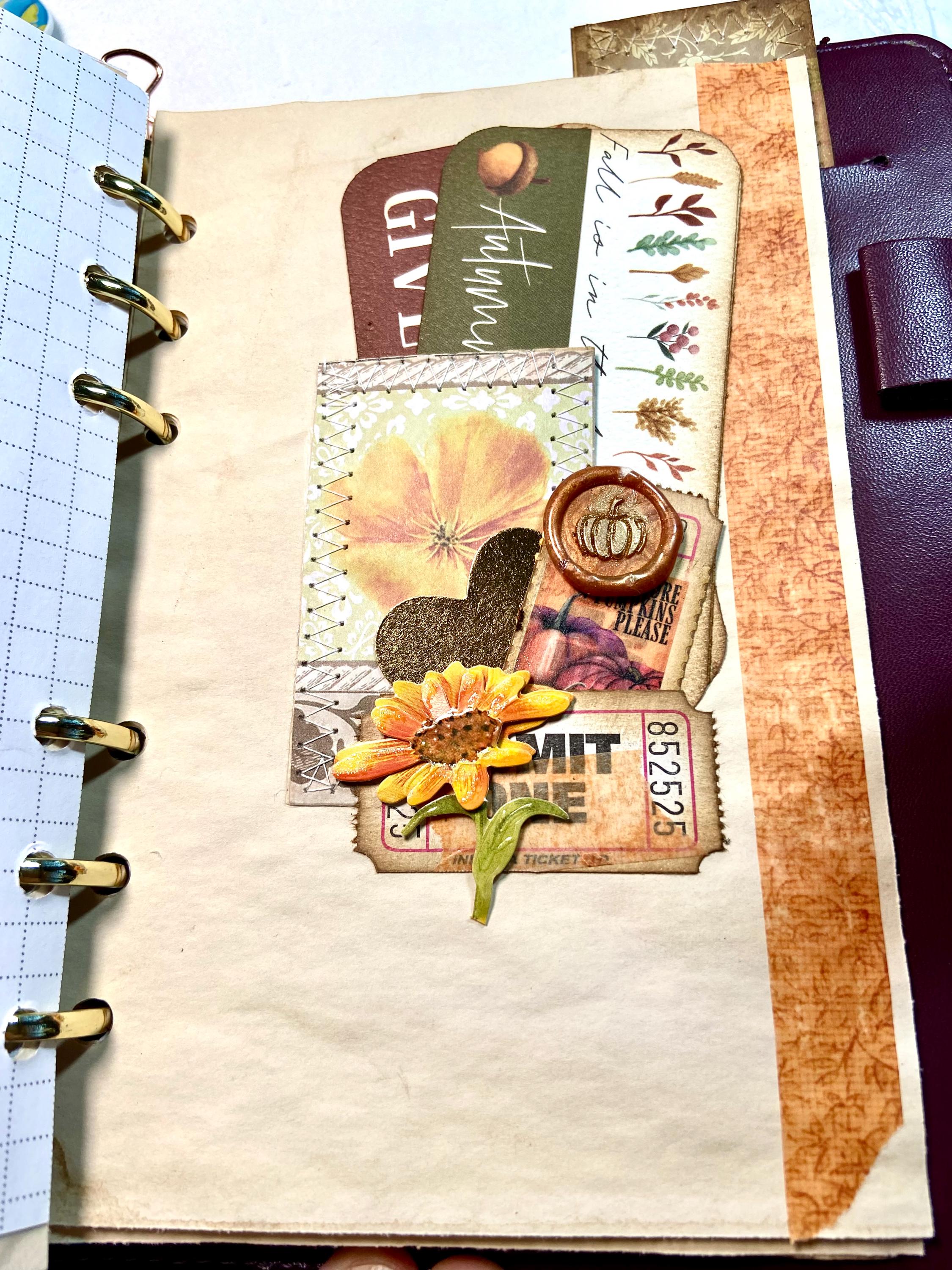 Handmade Junk Journal Planner Book Notebook Study Day Planner Diary ...