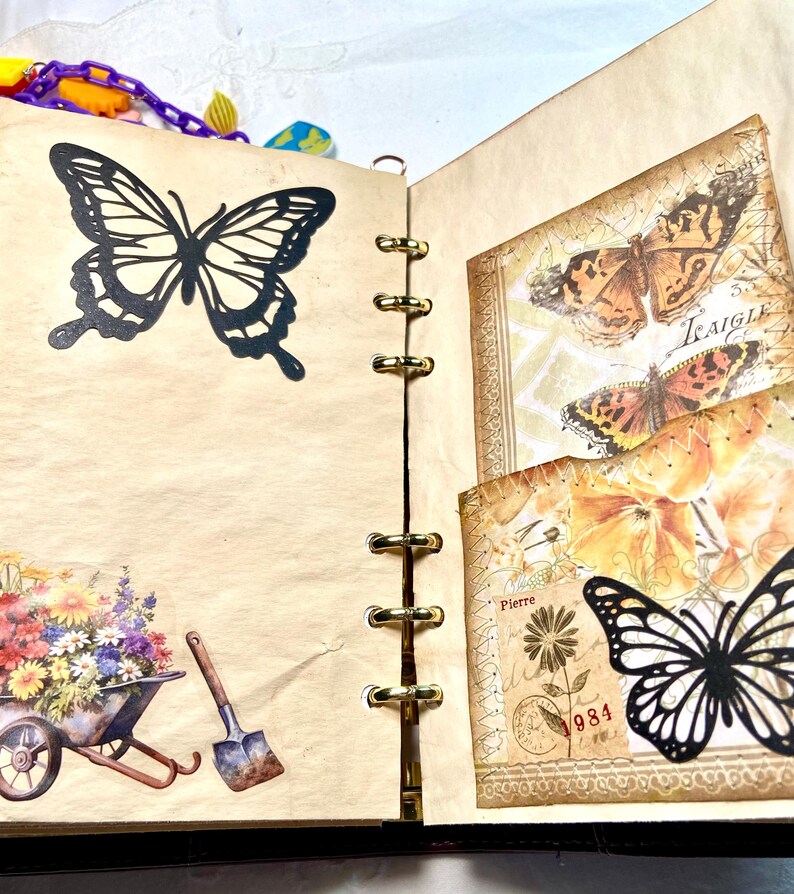 Handmade Junk Journal Planner Book Notebook Study Day Planner Diary ...