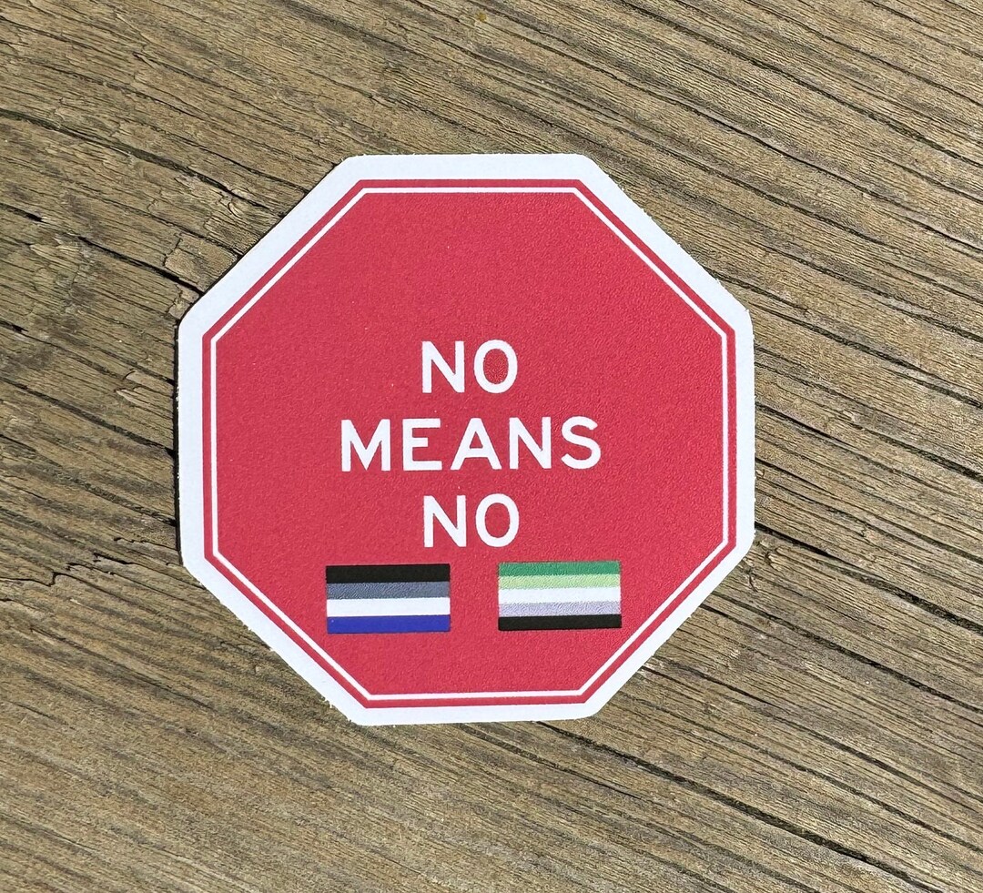 LGBT, Stickers, Aroace, Stop Sign, Vinyl Stickers, Pride, Love - Etsy