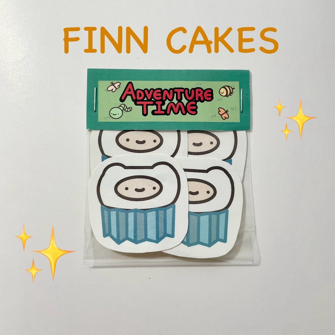 Adventure Time Finn Cake Sticker Pack. for Journaling, Laptops, Phone ...