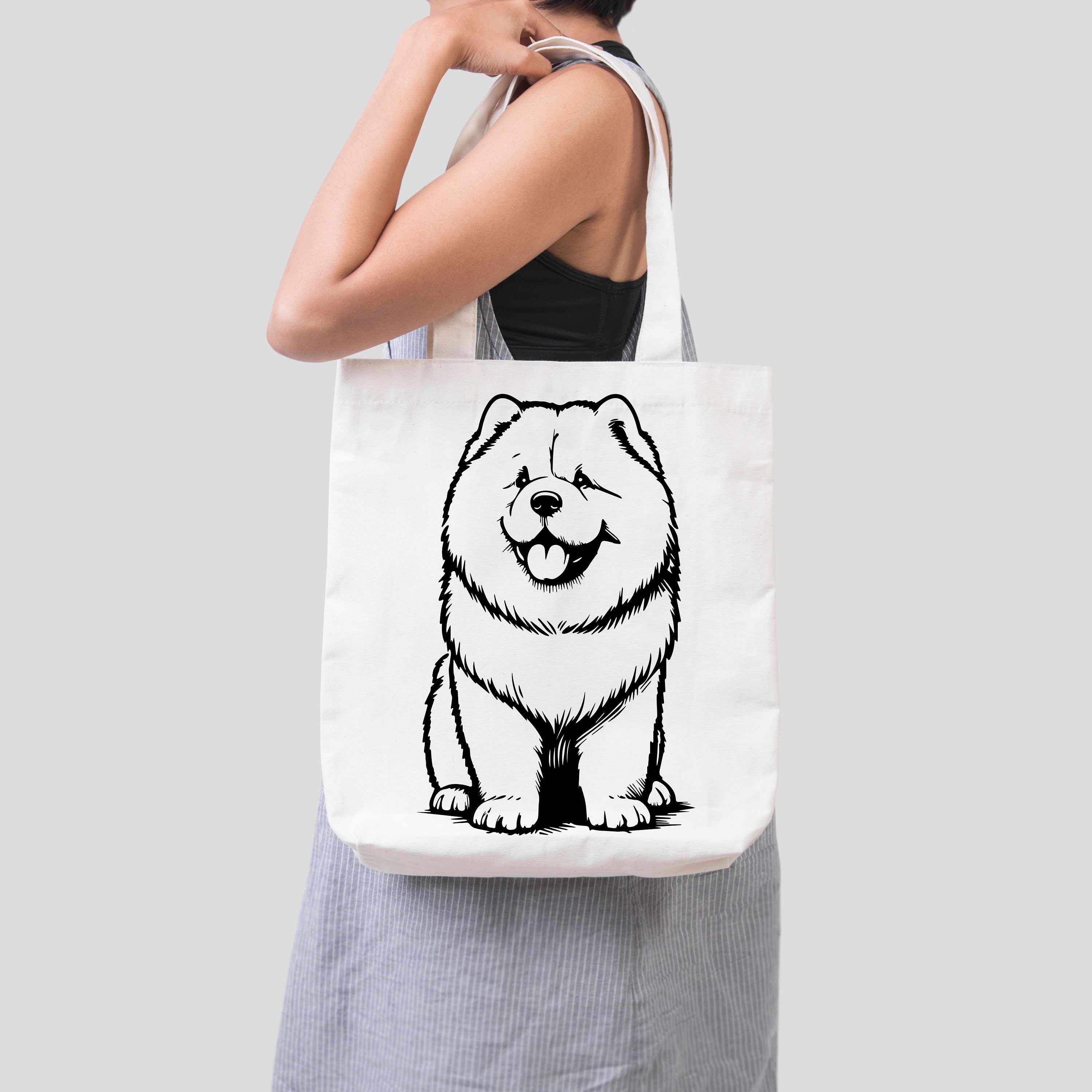 Cute Chow Chow Dog Svg, Chow Chow Dog Outline, Dog Svg, Dog Png, Svg ...