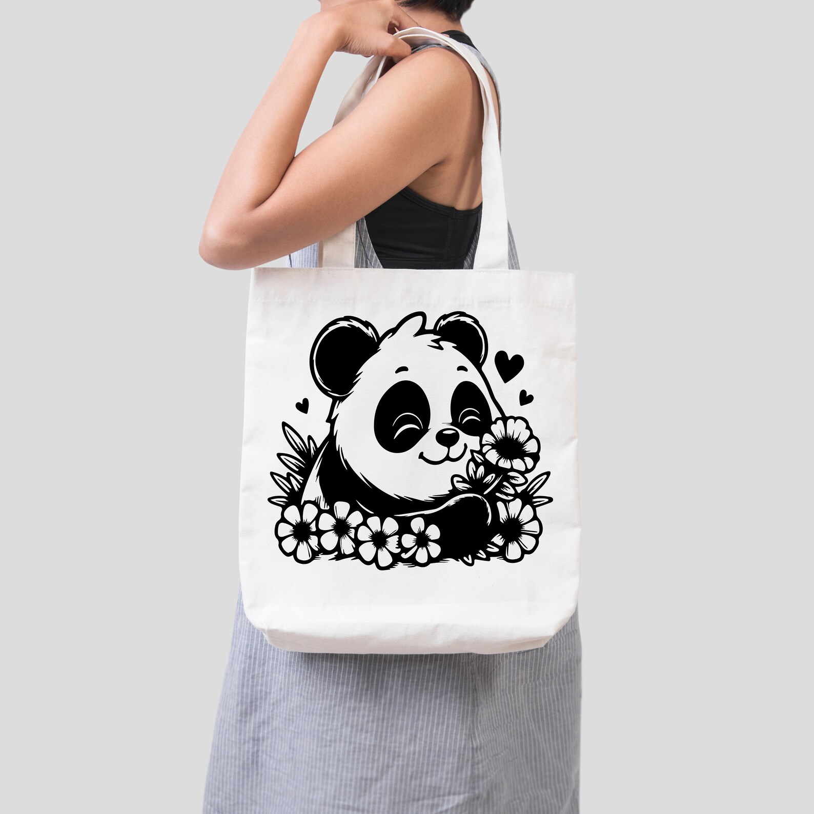 Cute Panda Svg, Floral Panda Svg, Panda Svg , Panda Png, Panda Lover Svg, Panda Clipart, Panda ...