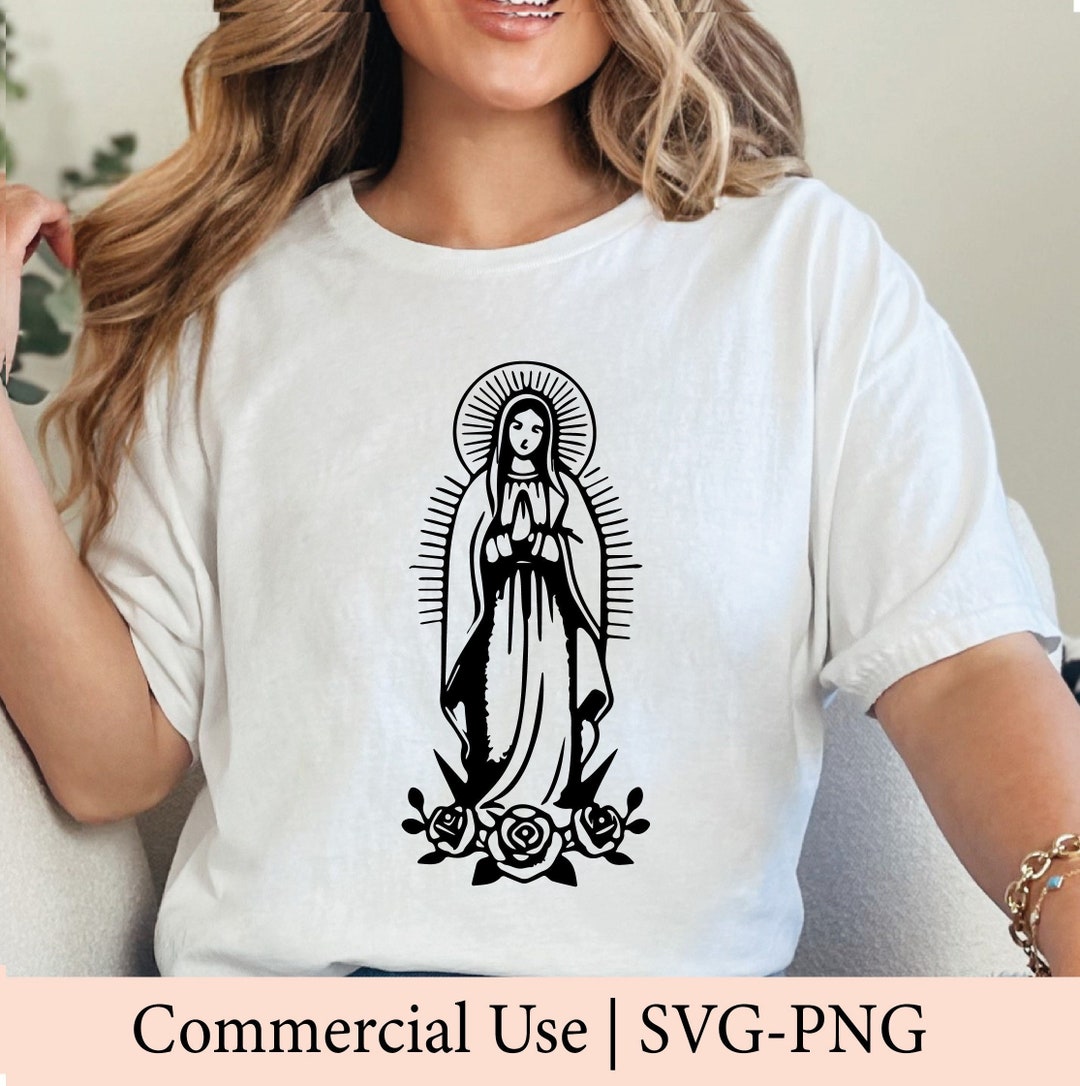 Virgen María Svg, Virgen María Clipart, Virgen María Ardilla Png ...