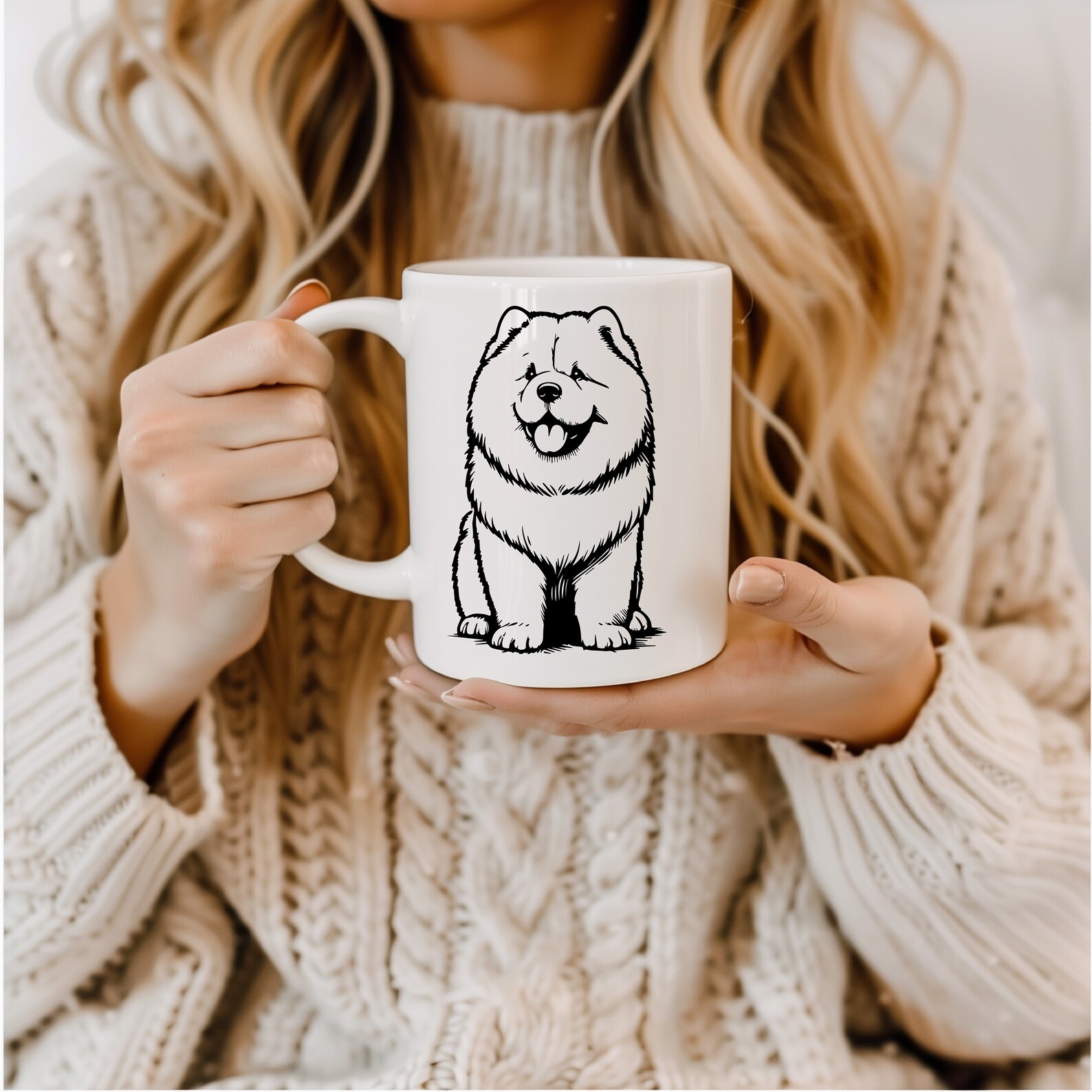 Cute Chow Chow Dog Svg, Chow Chow Dog Outline, Dog Svg, Dog Png, Svg ...