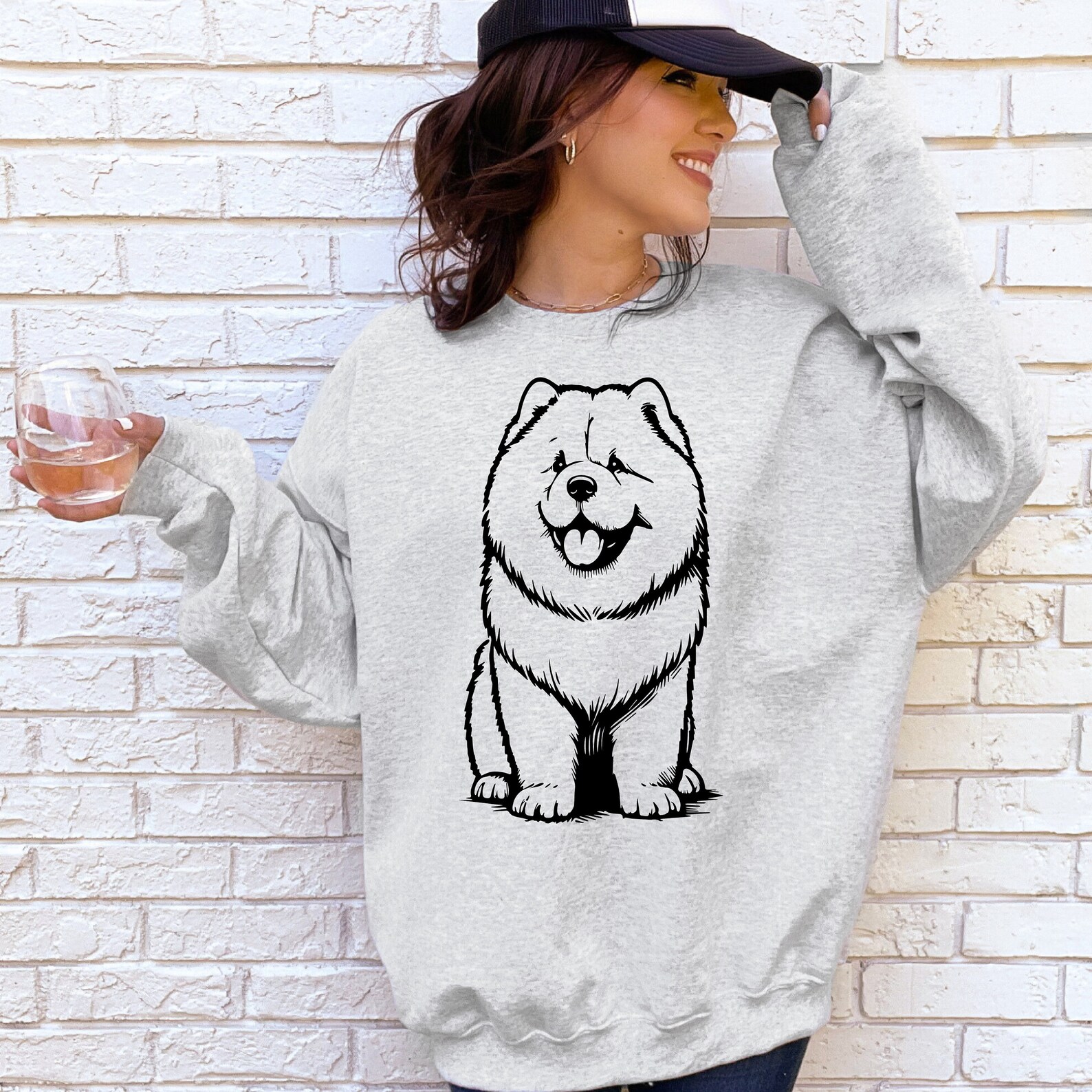 Cute Chow Chow Dog Svg, Chow Chow Dog Outline, Dog Svg, Dog Png, Svg ...