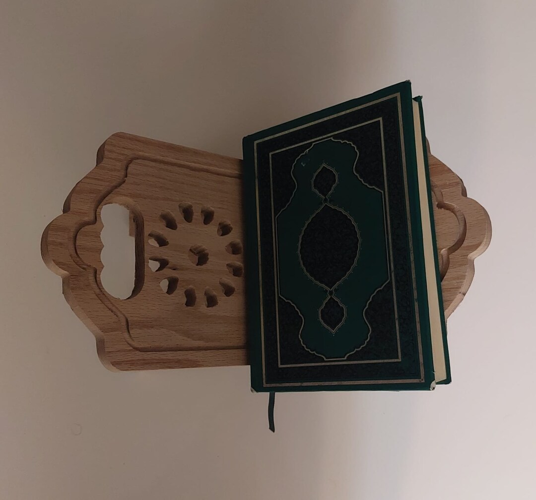 Rahla, Wooden Quran Holder, Bible Stand, Foldable Reading Table, Book ...