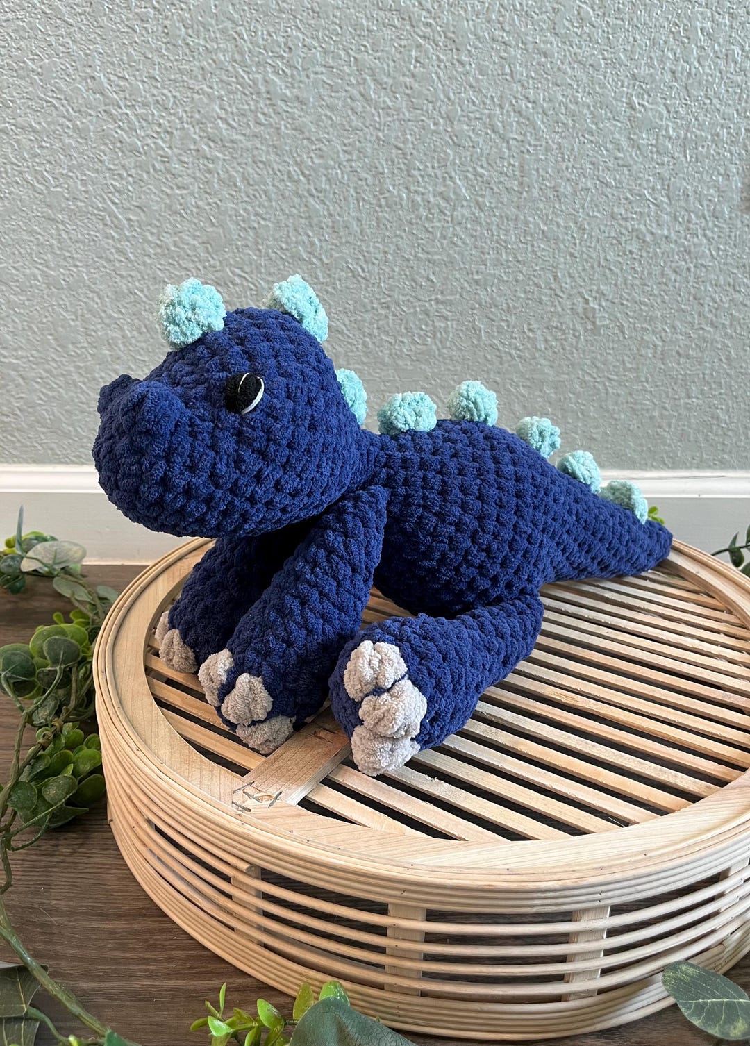 Dinosaur Crochet Plushie | Dino Plush | Tyranasaurus Rex Plush ...