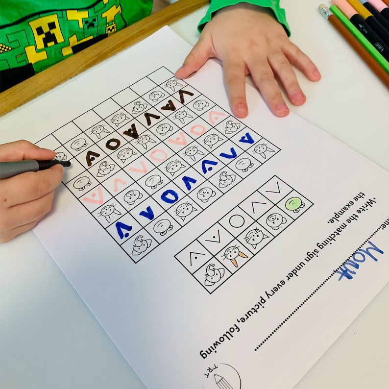 Educational Bundle for Kids, Coloring, Concentration, Attention, Focus ...
