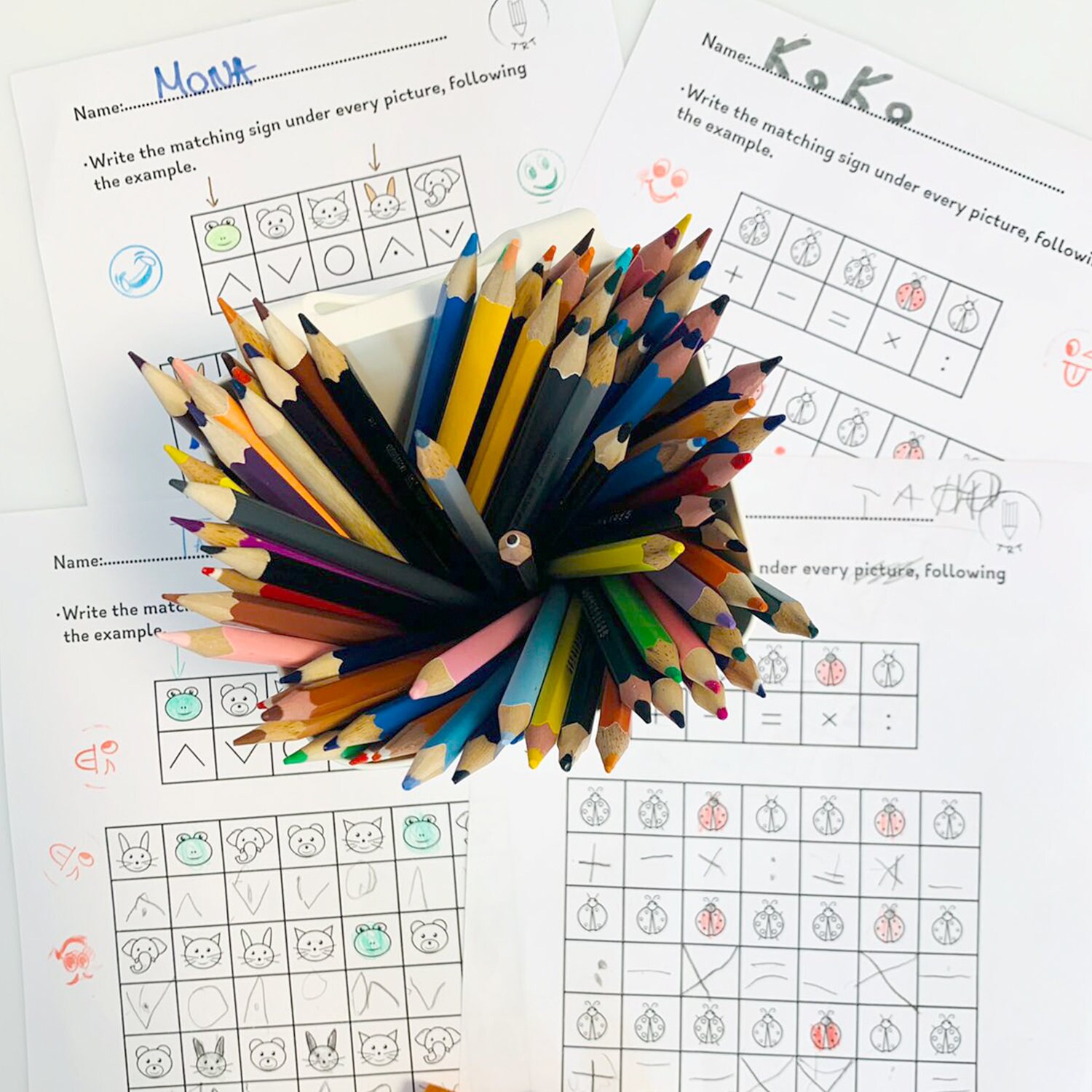 Workbook for Kids, Concentration, Attention, Visual Perception, ADHD ...