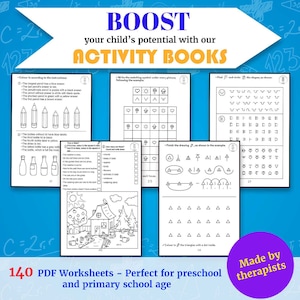 Educational Bundle for Kids, Colouring,concentration, Attention, Focus ...