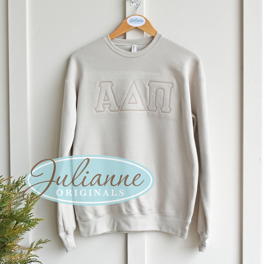 Alpha Delta Pi, Adpi, Sorority Sweatshirt, Sorority Gift, Adpi Letter ...