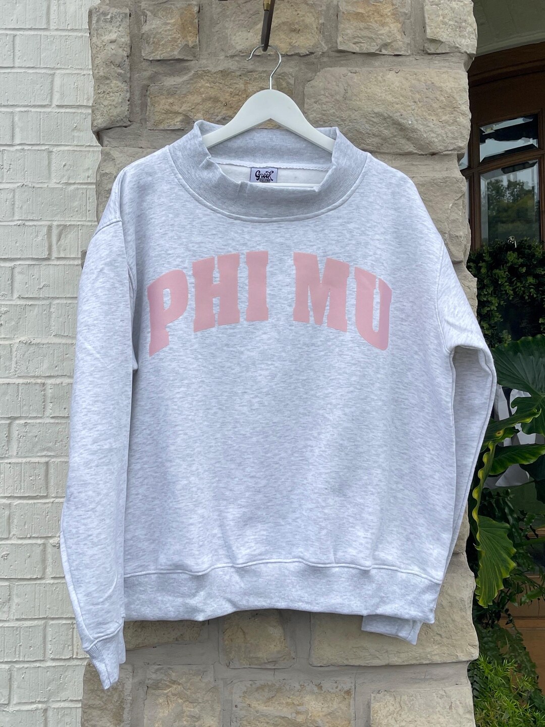 Phi Mu Mock Neck, Phi Mu, Sorority Sweatshirt, Sorority Gift, Phi Mu ...