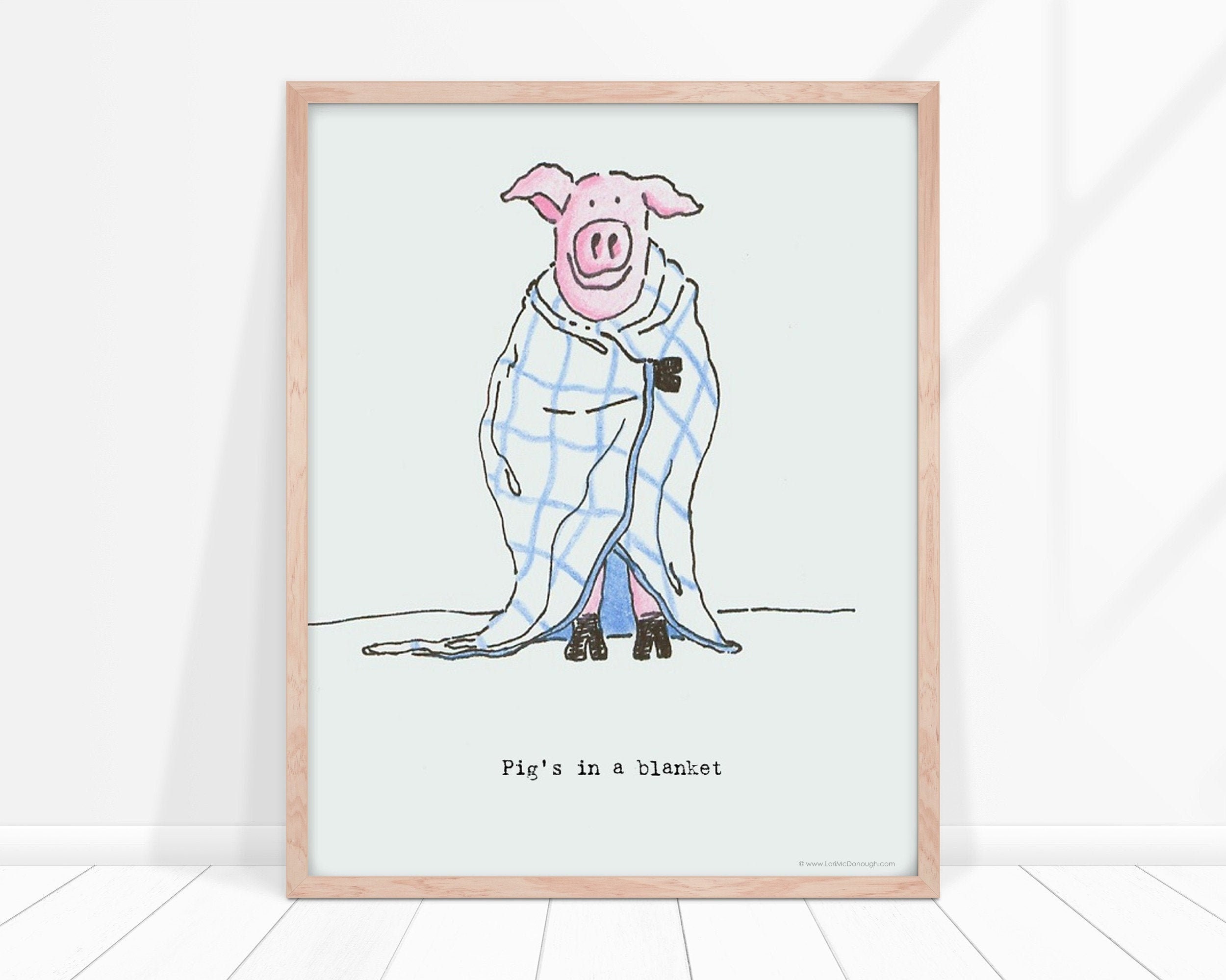 Pig In A Blanket Cartoon