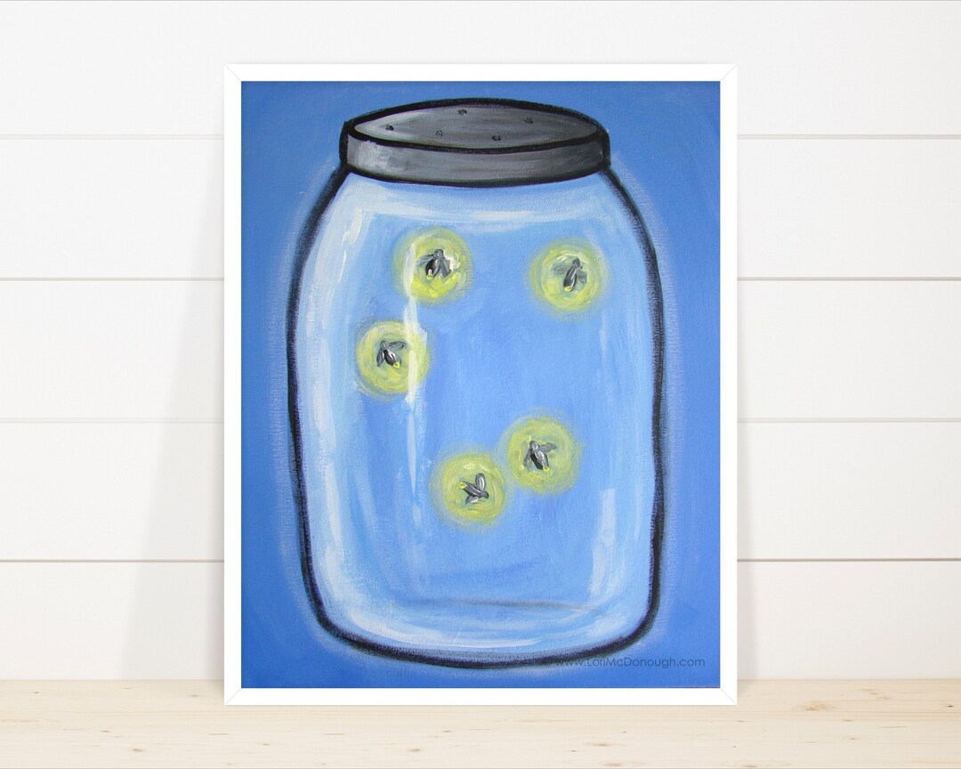 Firefly Wall Art, Lightning Bugs, Childhood Magic, Catching Fireflies ...