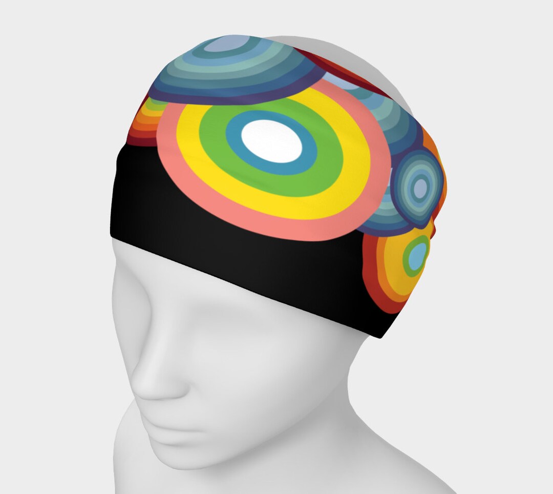 Face Mask/covering Geometrix Roundabout Headband - Etsy