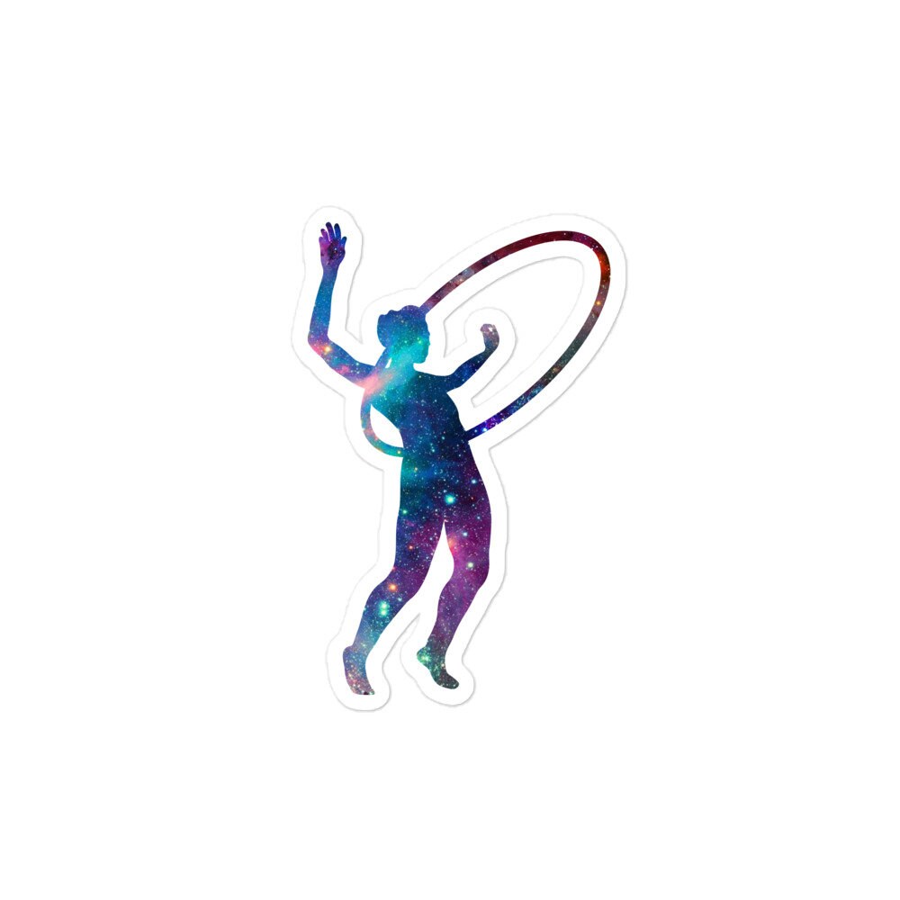 Galaxy Hula Hoops 1 - Flow Arts Cosmic Stars Circus Sticker - With ...