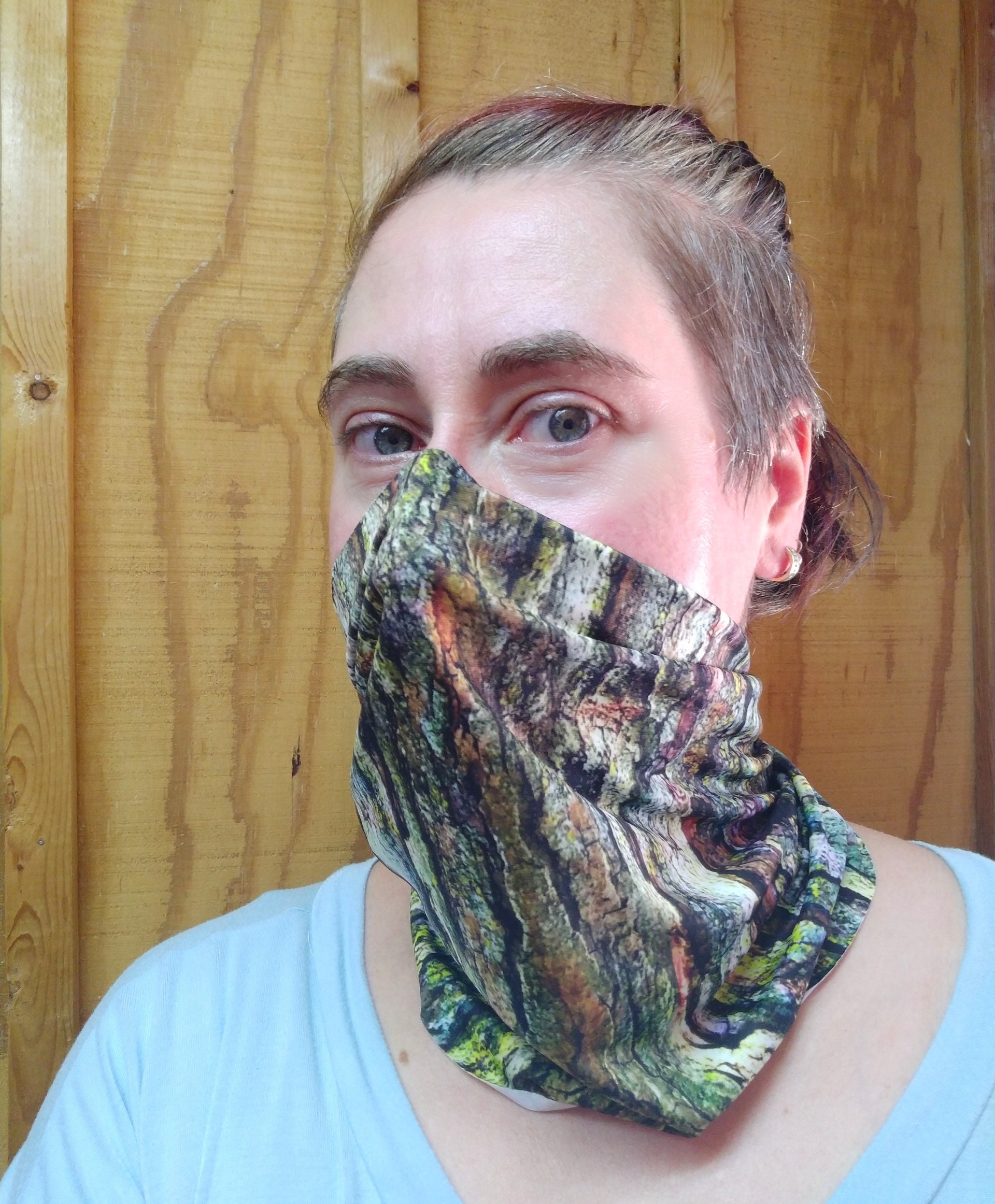 Face Mask/covering Geometrix Roundabout Headband - Etsy