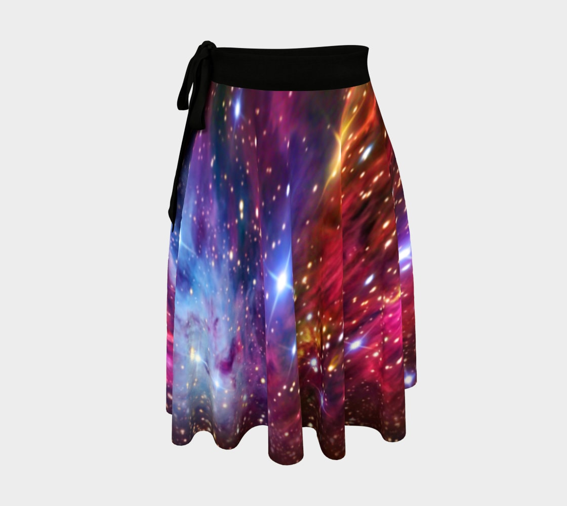 Cosmic Dreams Fox Nebula Wrap Skirt - Etsy