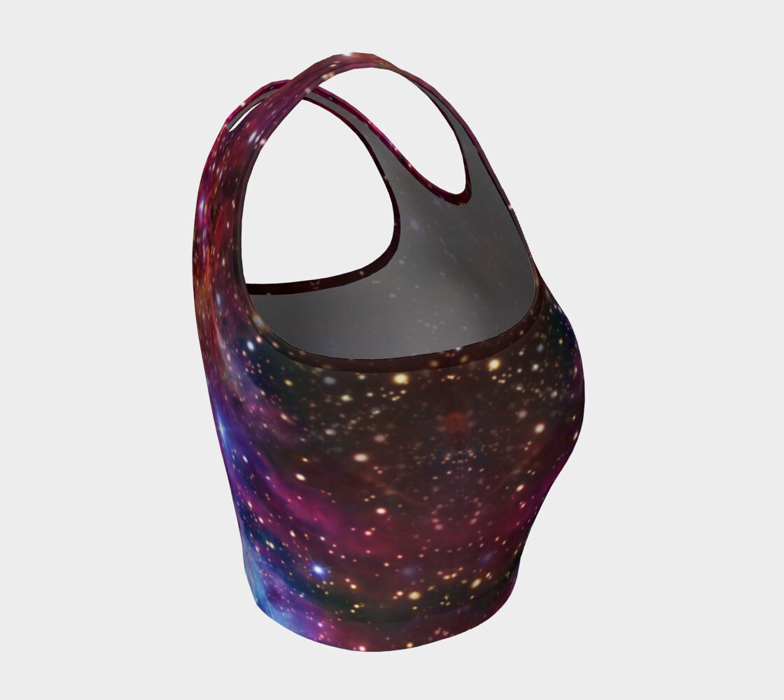 Cosmic Dreams - Fox Nebula 1 Athletic Crop Top - Etsy