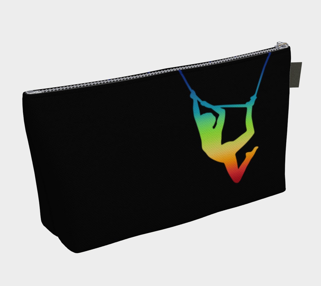 Aerial Ombre - Midnight Rainbow Makeup Gear Bag With Pocket - Etsy