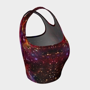 Cosmic Dreams - Fox Nebula 2 Athletic Crop Top - Etsy