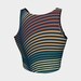 Neon Lines - Retrograde Athletic Crop Top - Etsy