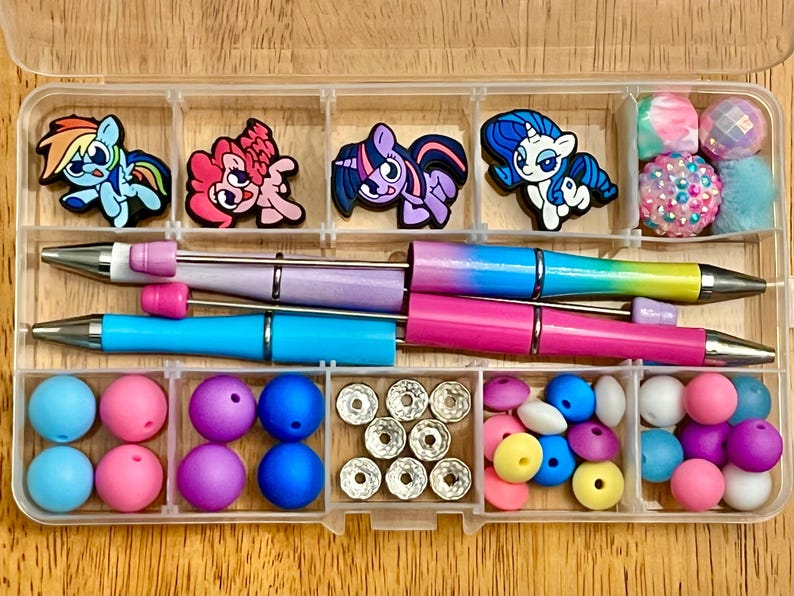 Pony Beadable Pen Craft Kit • DIY 47-piece Pen Making Set - Etsy