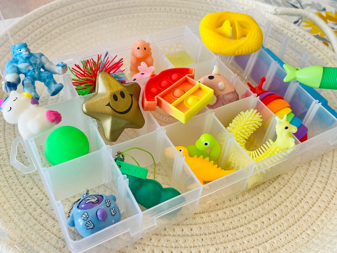 Sensory Fidget Travel Kit, Stress Relief, Busy Box - Etsy
