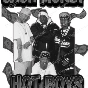 Hot Boys PNG, Cash Money, Lil Wayne, BG, Turk, Juvenile - Etsy