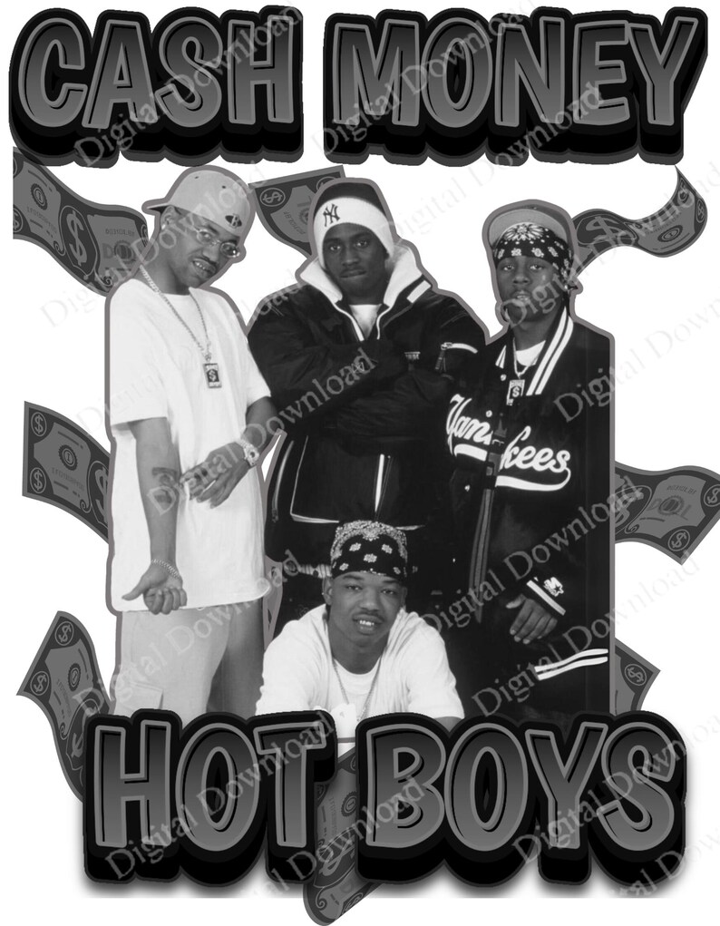 Hot Boys PNG, Cash Money, Lil Wayne, BG, Turk, Juvenile - Etsy