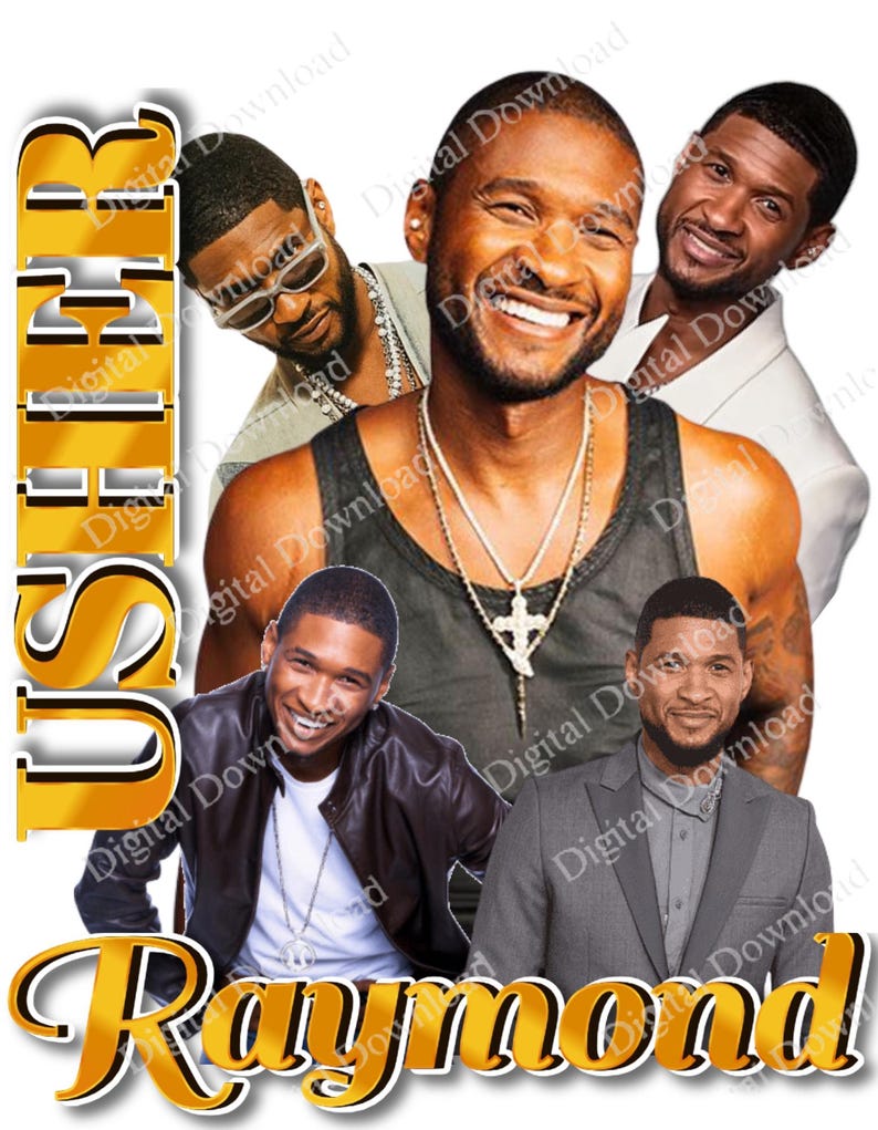 Usher PNG File (digital Download) - Etsy