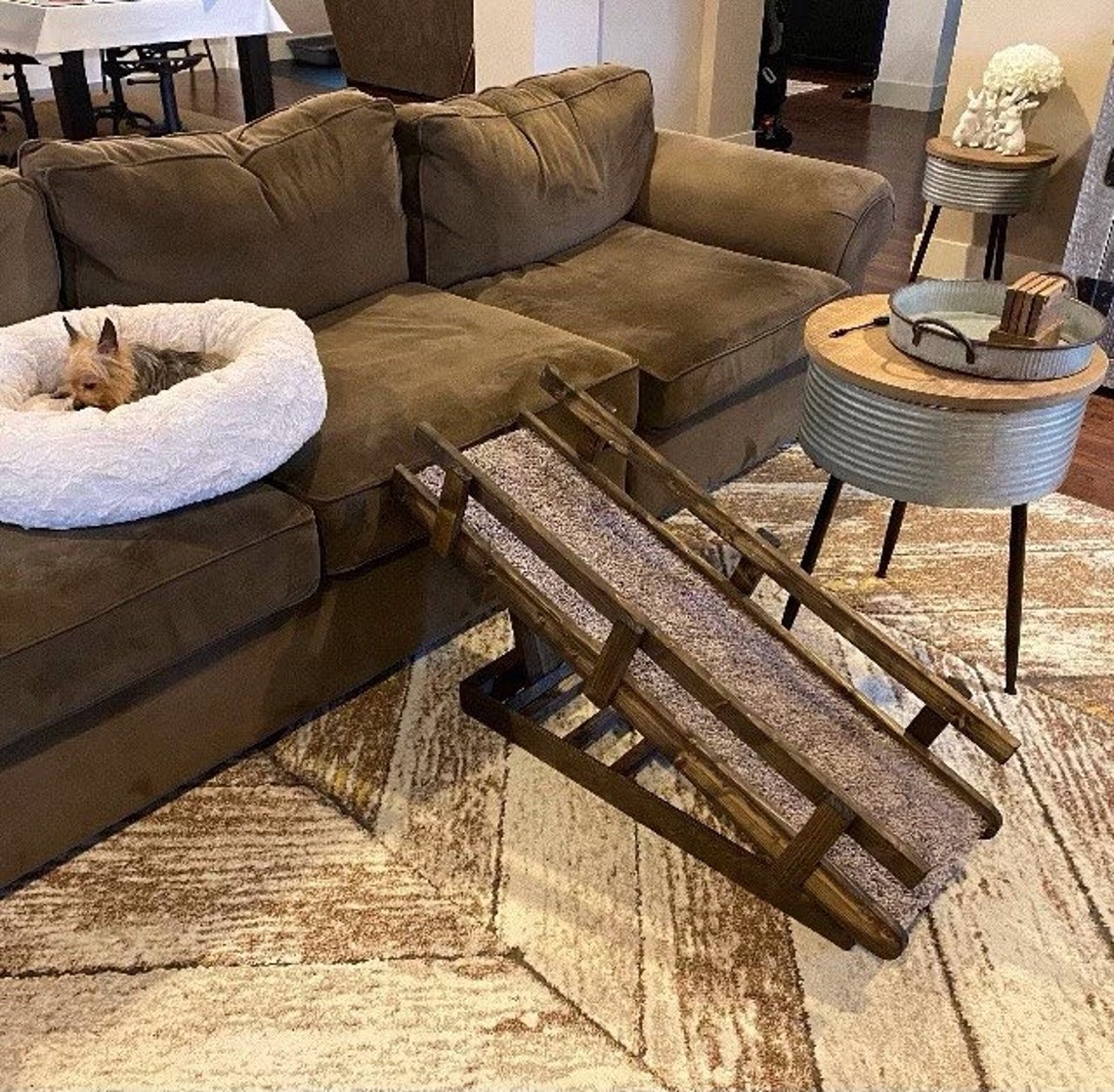 48x16 Gentle Incline, Extra Wide Pet Ramp, Large Dog, Small, Cat Puppy ...