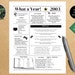 2003 PRINTABLE Year You Were Born | Back in | Graduation | Remember ...