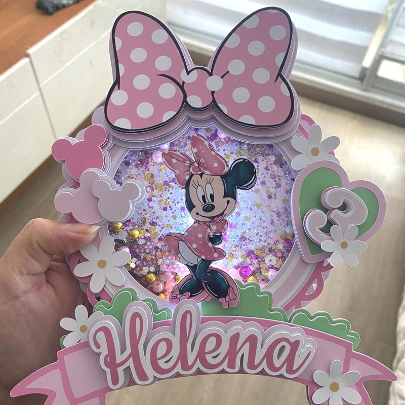 Minnie Mouse Cake Topper - Etsy