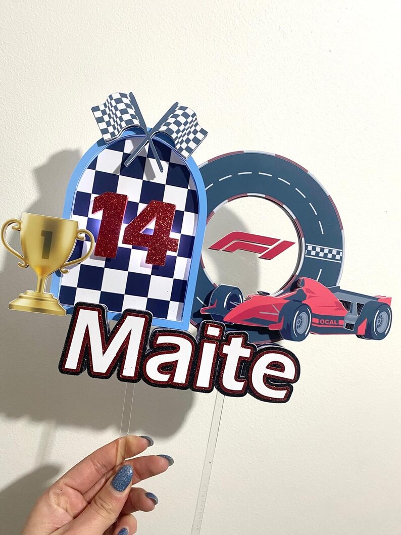Cake Topper Car F1/ Cake Topper Shaker / Topper Formula 1/ Cake Topper ...