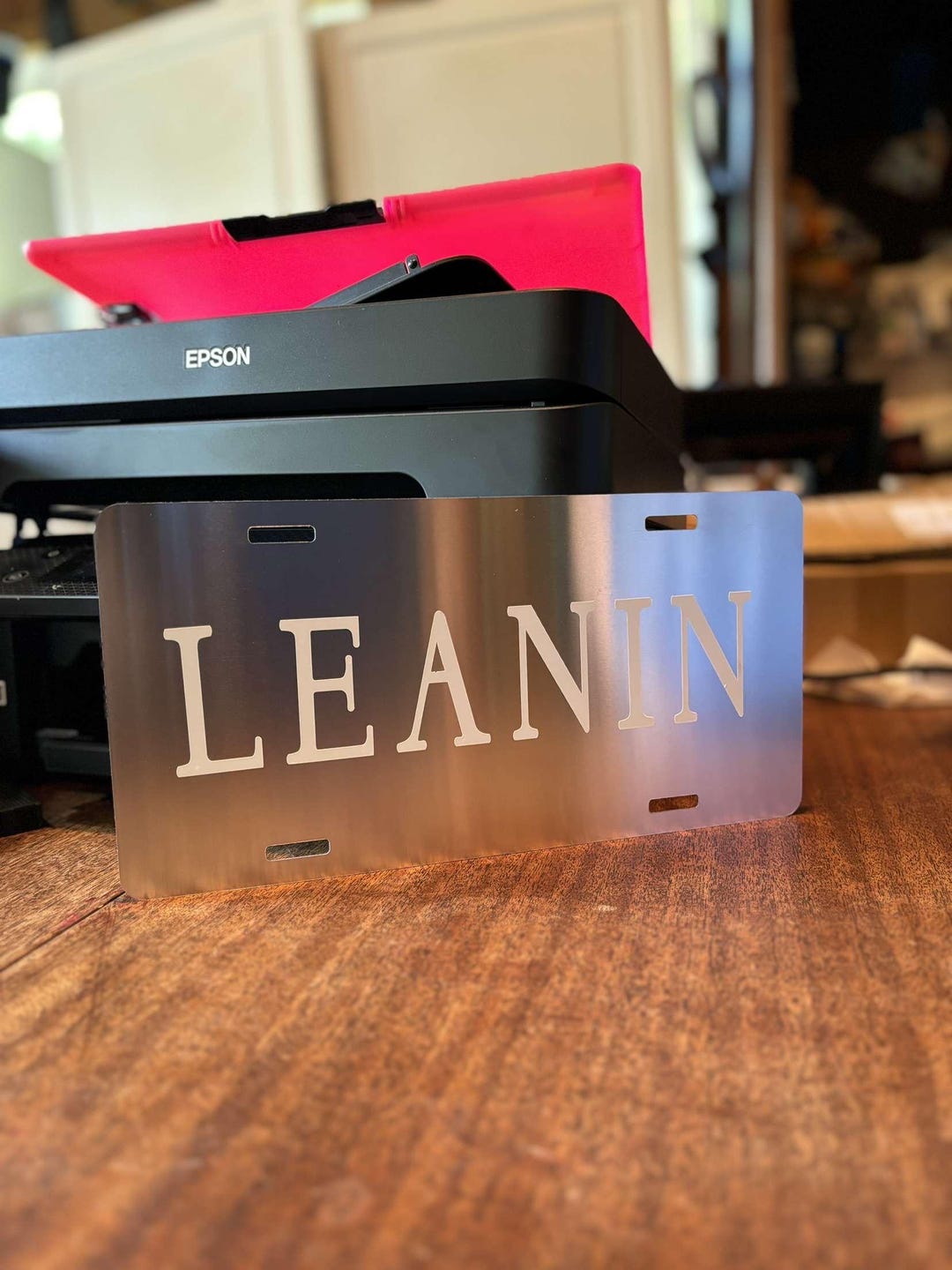 LEANIN License Plate - Etsy