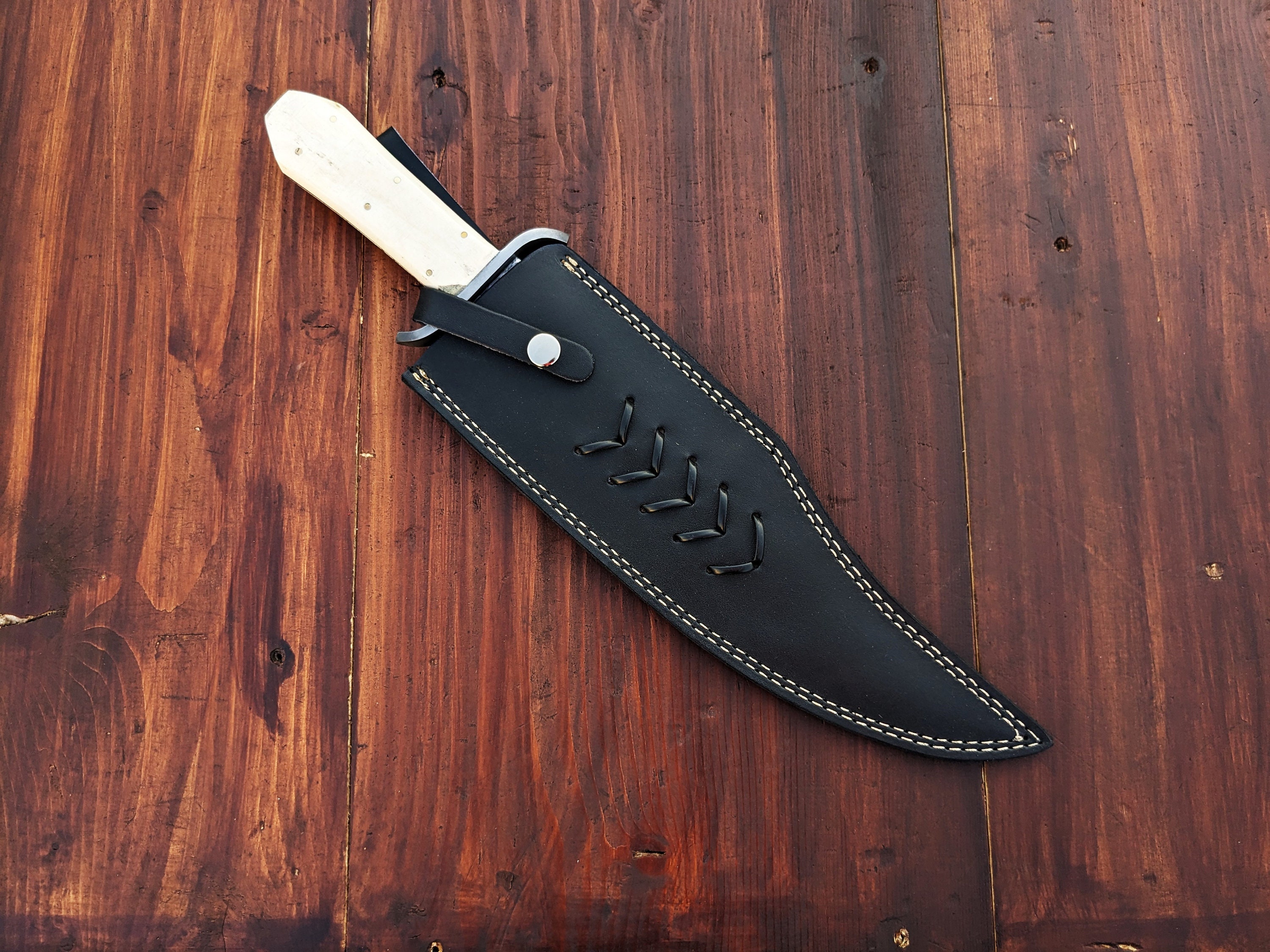 Juan Padillo Bowie Knife: Custom Handmade 5160 Spring Steel Juan ...