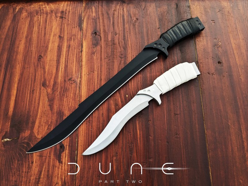 Dune 2 Knives: Feyd Rautha Movie Replica Handmade Knives Carbon Steel ...