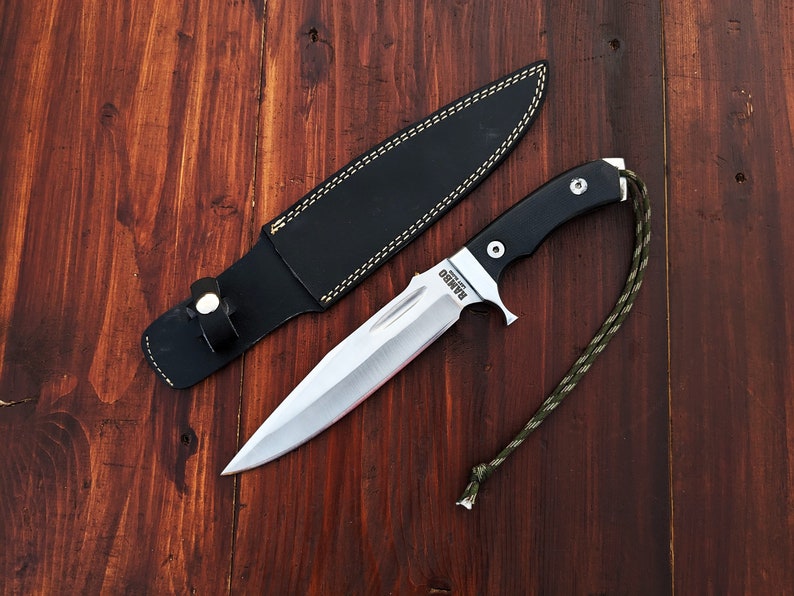 Rambo Bowie Knife: Rambo V Last Blood Replica Bowie Knife With Leather ...