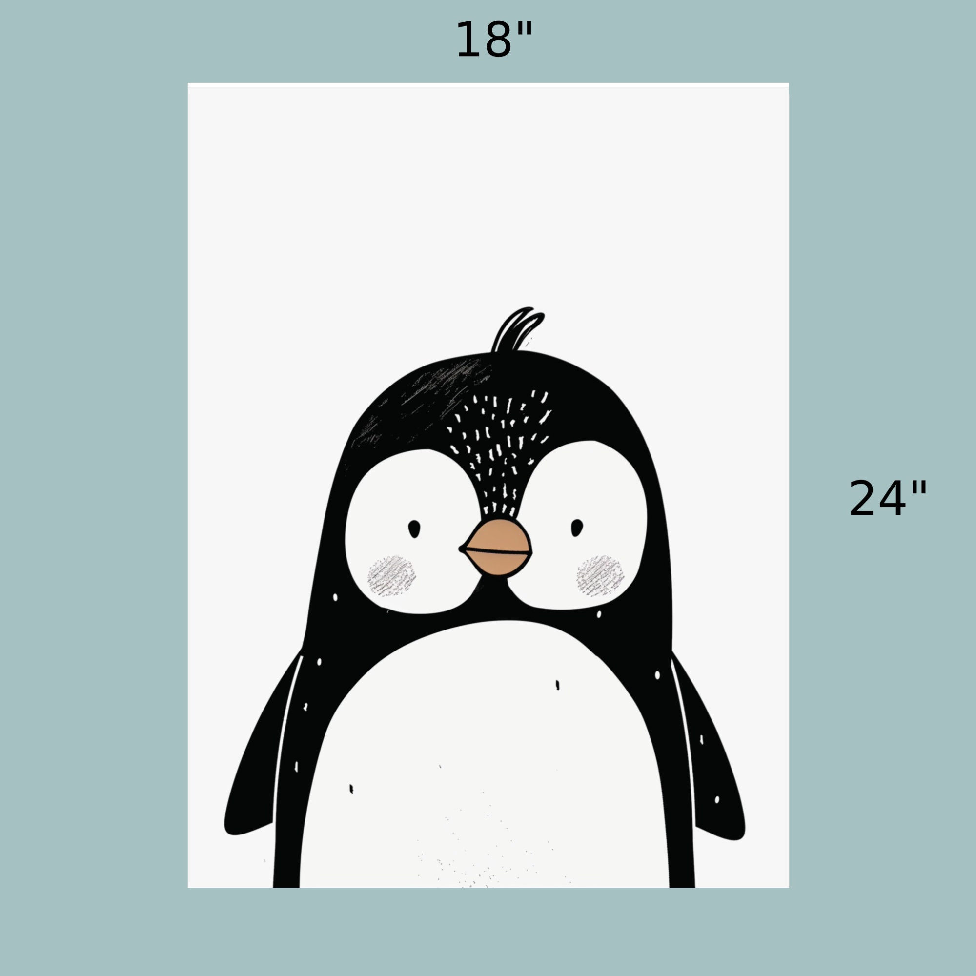 Penguin Nursery Decor ,baby Room Decor, Penguin Poster,animal Prints ...