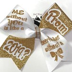 Prom Cheer Bow Promposal Idea Prom Invitation Cheer Bow | Etsy
