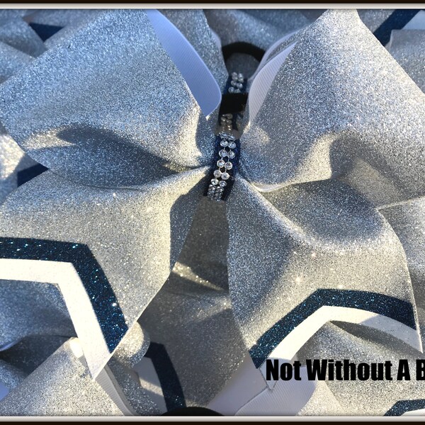 Cheer Bow Tail Chevrons Svg - Etsy